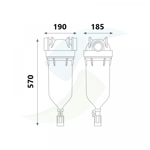 ATLAS HYDRA BIG 6/4" RAH 90mcr SX - 8BAR 45°C s odkalením | Obchod VTP