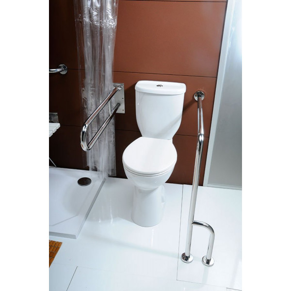 HANDICAP WC kombi pro tělesně postižené 36,3x67,2cm, spodní odpad ...