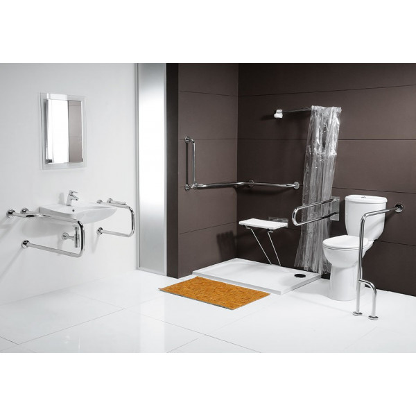 HANDICAP WC kombi pro tělesně postižené 36,3x67,2cm, spodní odpad ...